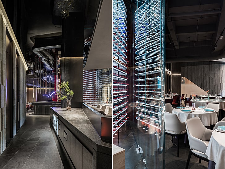 This avant-garde restaurant is a textural tour de force! » India Art N ...