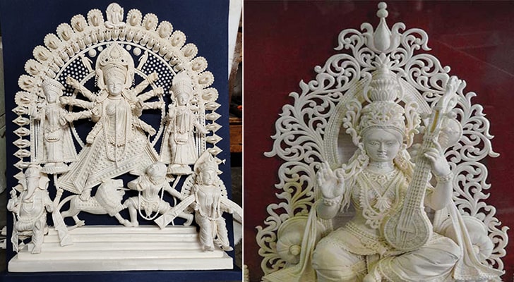 Carving miniature vignettes: Woodcrafts of India! » India Art N Design