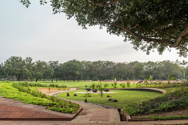Studying Matrimandir’s Greens » India Art N Design