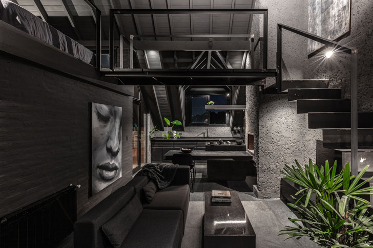 Moody Tones for a Gritty Argentinian Home » India Art N Design