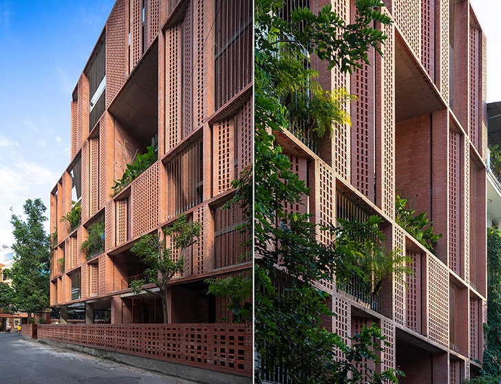 Brick Architecture and a Breathing Façade! - India Art N Design