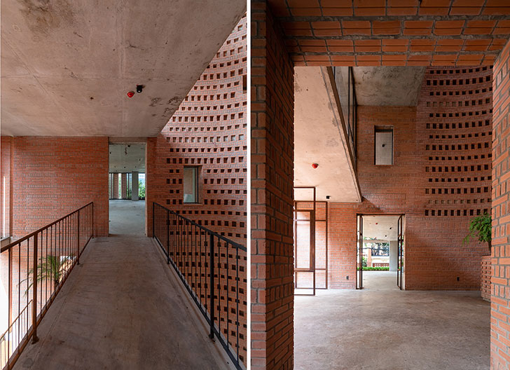 Brick Architecture and a Breathing Façade! - India Art N Design