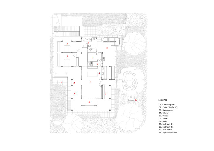 A Quiet Farmhouse amidst Mango Trees| Between Lines Studio » India Art ...