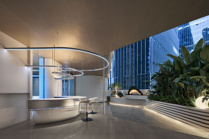 Immersive Interiors of a Corporate Club | VGC Design » India Art N Design