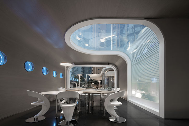 Immersive Interiors of a Corporate Club | VGC Design » India Art N Design