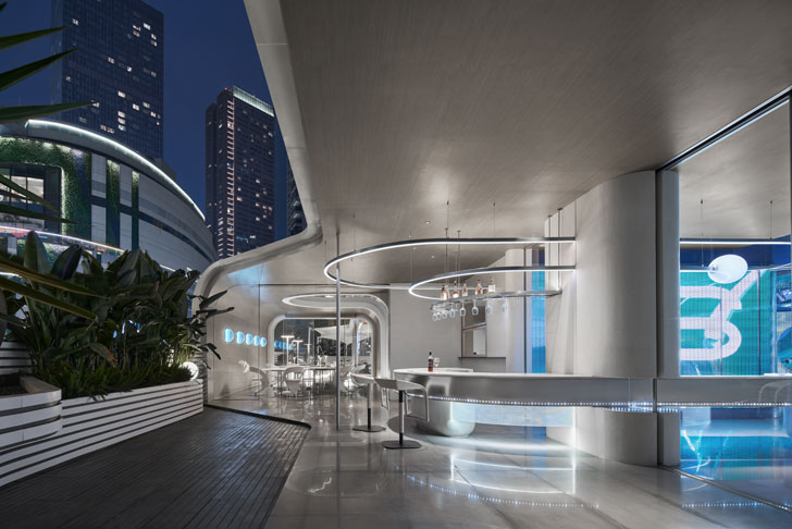 Immersive Interiors of a Corporate Club | VGC Design » India Art N Design