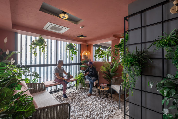 A Nature-inspired Meet-and-greet Workspace | MD&A Architects and Studio ...