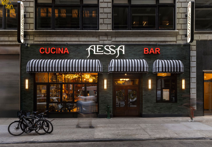 Alessa, NYC – A Contemporary Ode to Italian Charm| White Noise Design ...
